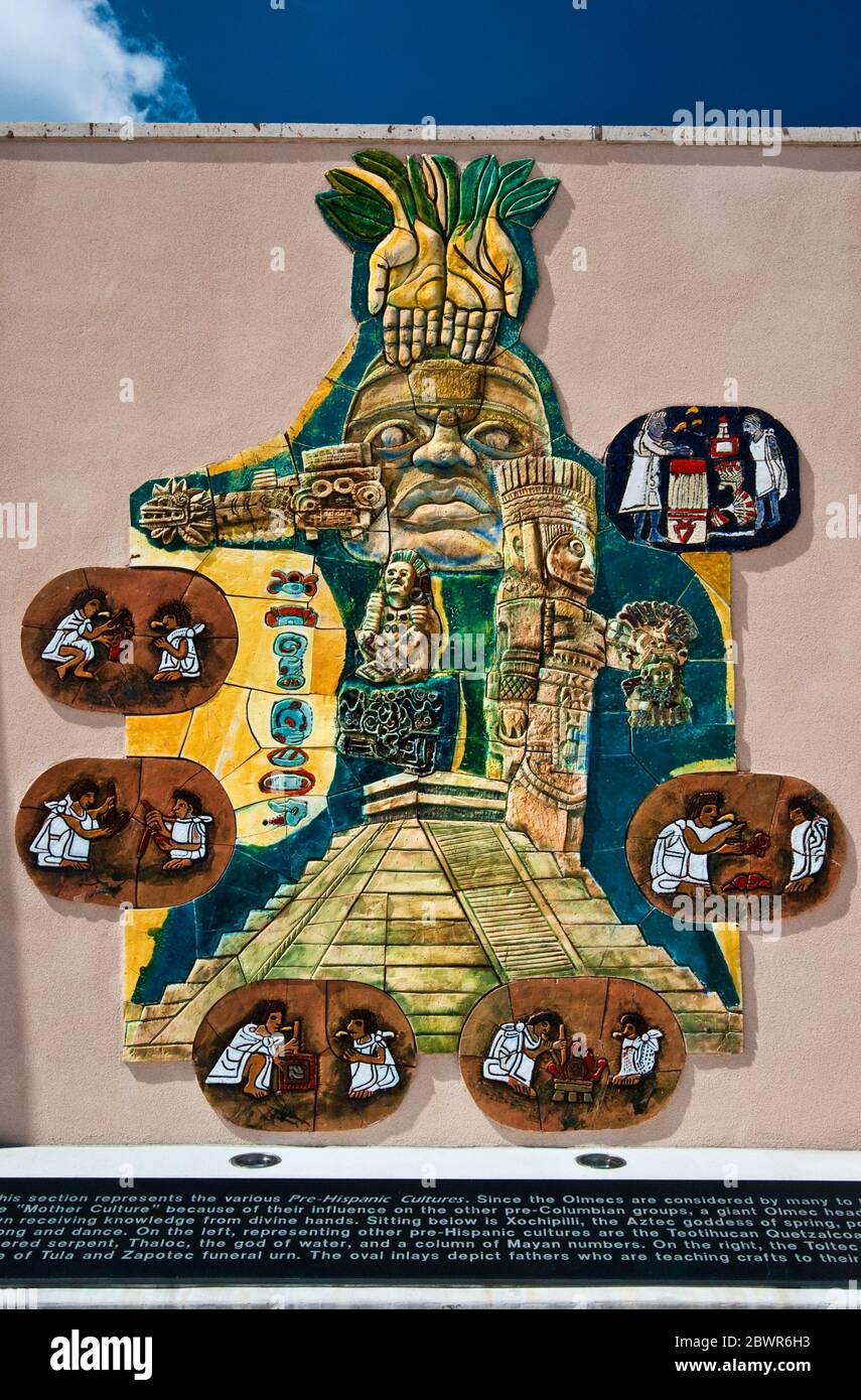 Pre-Hispanic Cultures section, The History of Mexico and Mankind tile ...