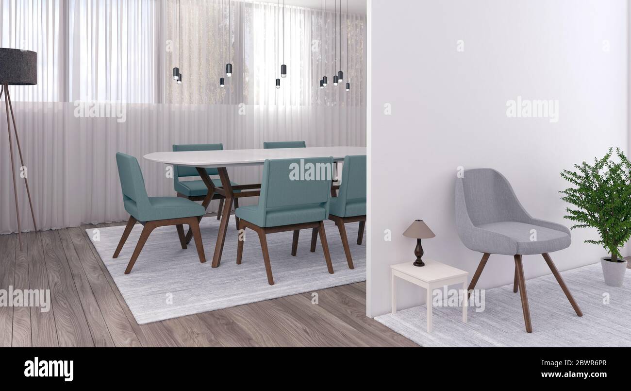 When decorating two rooms next to each other, this illustration shows ...