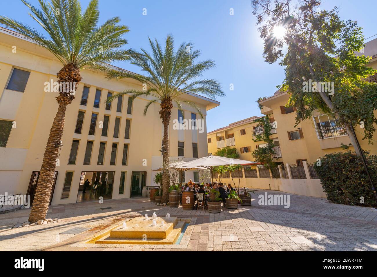 View of Suzanne Dellal Center for Dance and Theater, Neve Tzedek ...