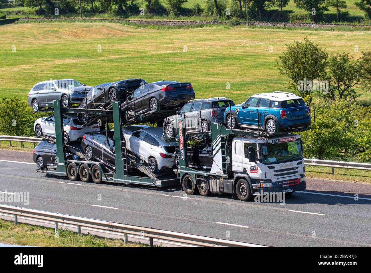 BCA Automotice; Auto transporter, car transporter carrier; Motorway ...