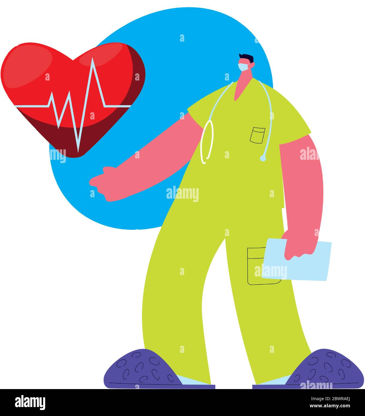 Cardiologist epidemic Stock Vector Images - Alamy