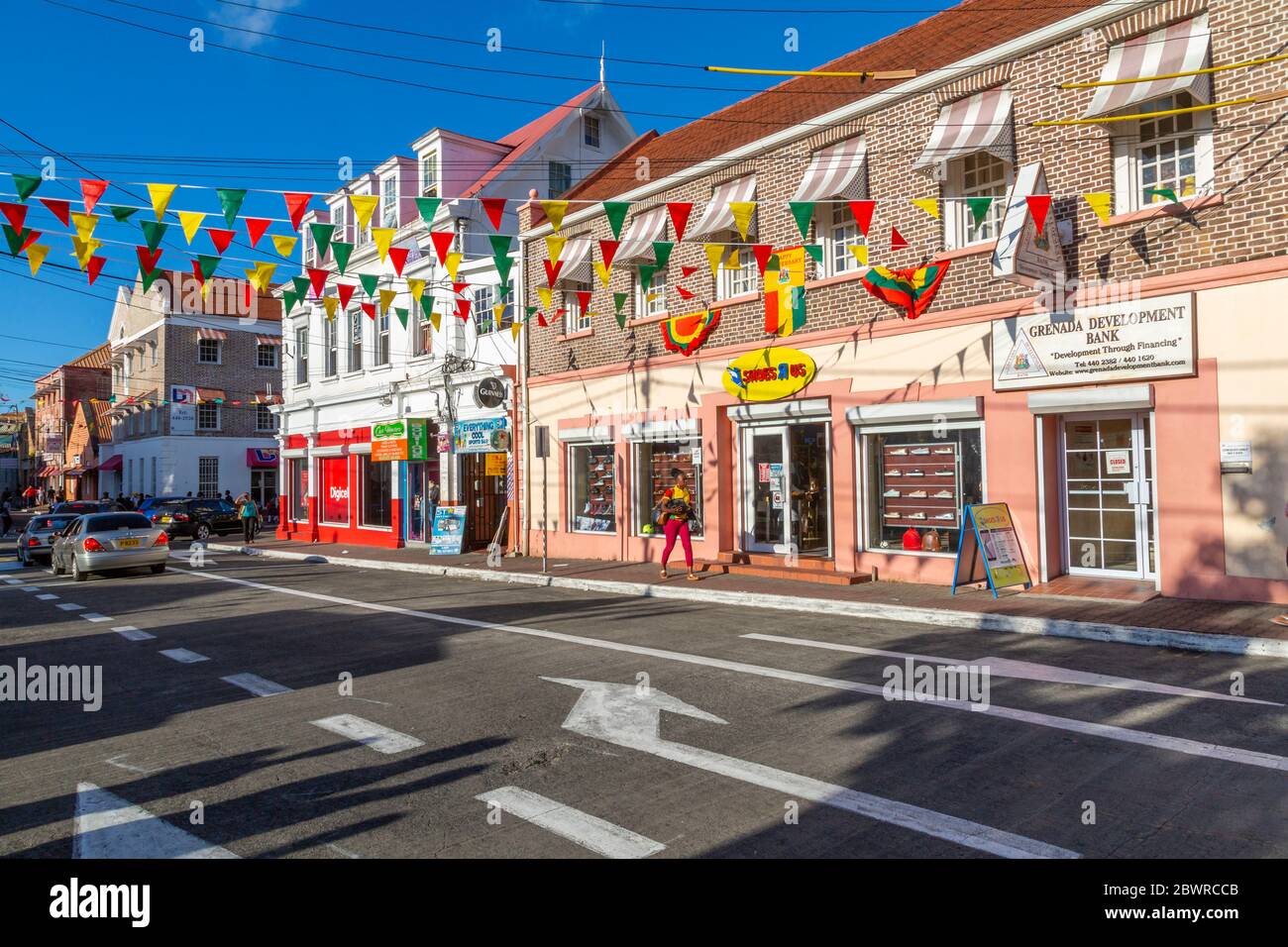 West Indies Grenadines Grenada Caribbean High Resolution Stock ...