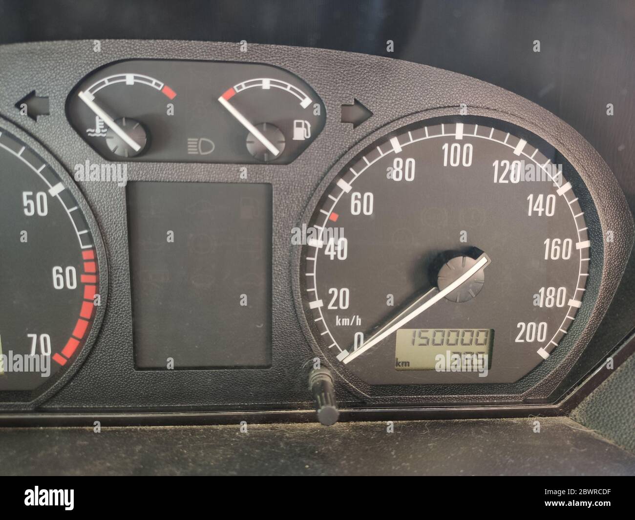 speedometer and tachometer in car Stock Photo - Alamy