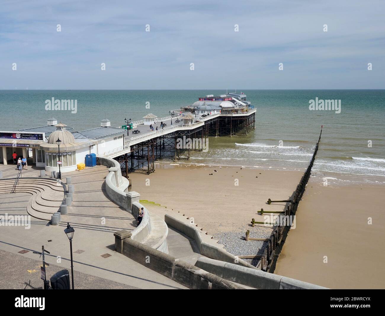 Cromer Pier in Cromer, Norfolk is one of the remaining Victorian piers ...