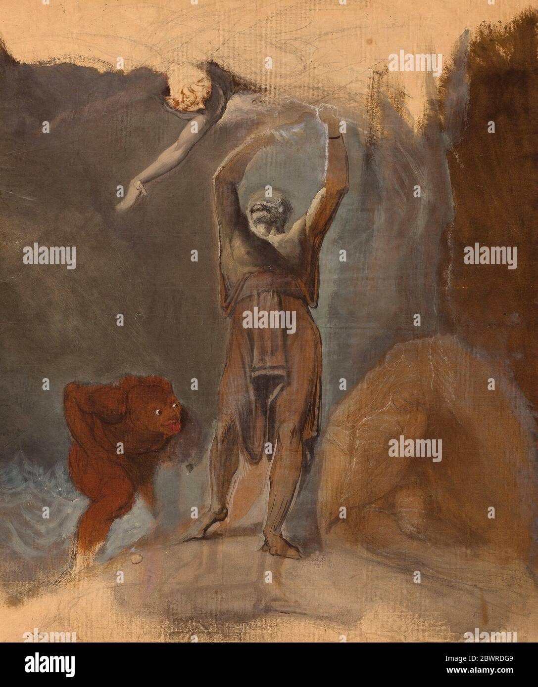 Author: Henry Fuseli. Prospero, Miranda, Caliban and Ariel - 1800/05 ...