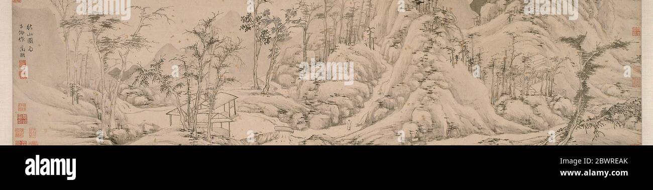 Author: Wen Zhengming. Autumn Mountains - Ming dynasty (1368'1644 ...