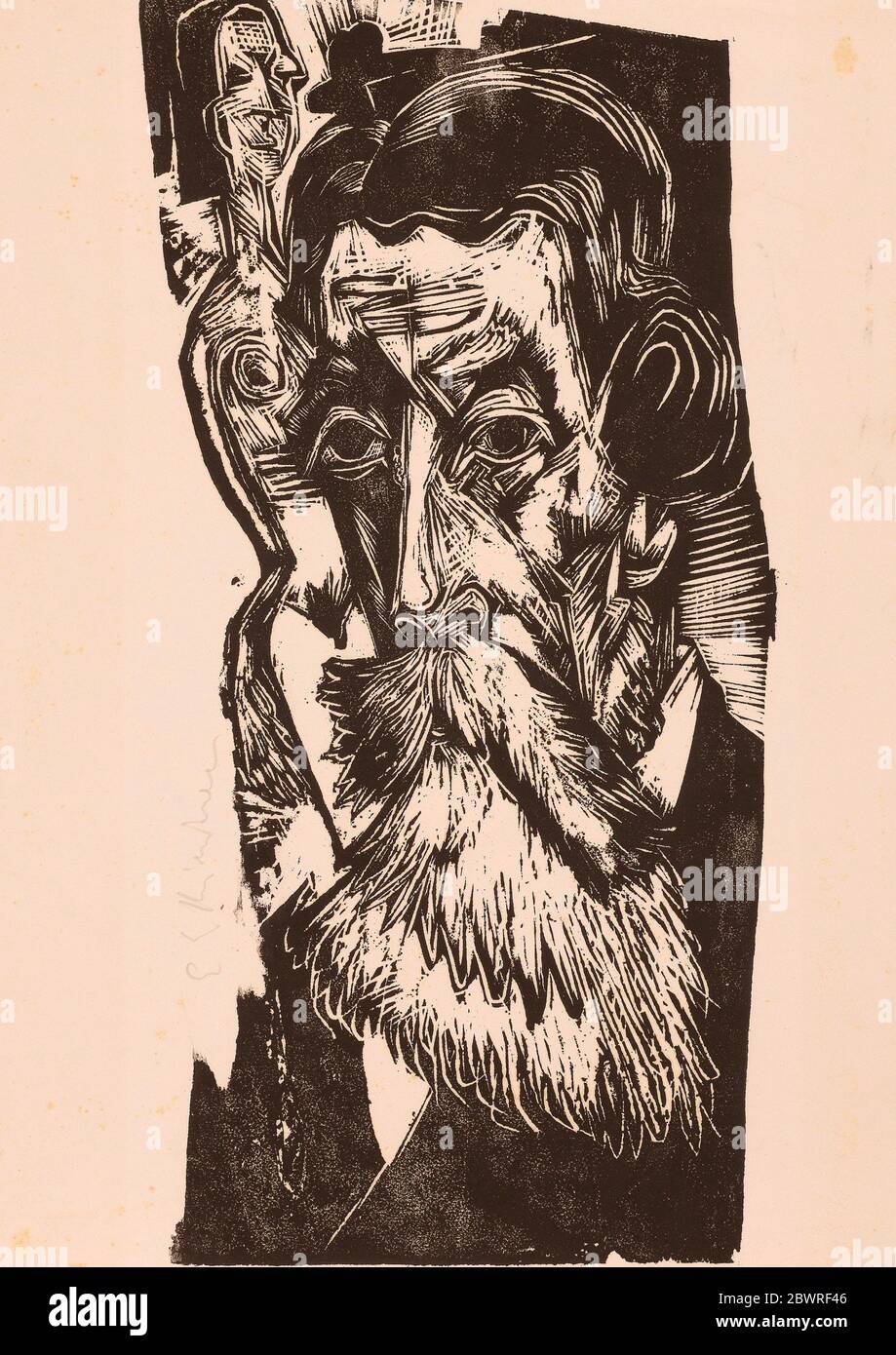 Woodcut By Ernst Ludwig Kirchner High Resolution Stock Photography and ...