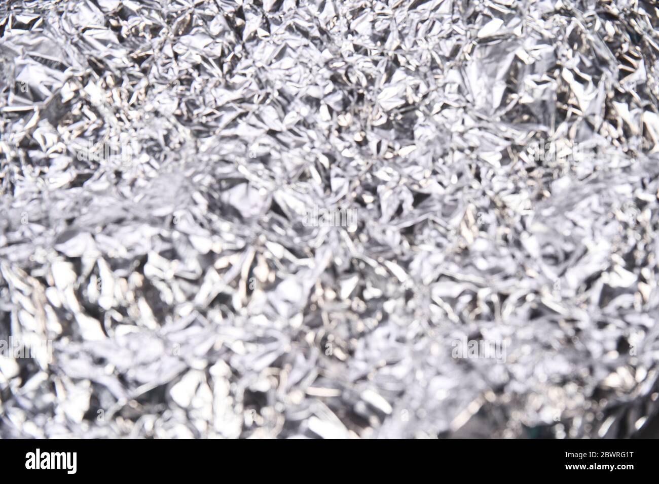 Foil aluminum crushed texture. Metal material background Stock Photo ...