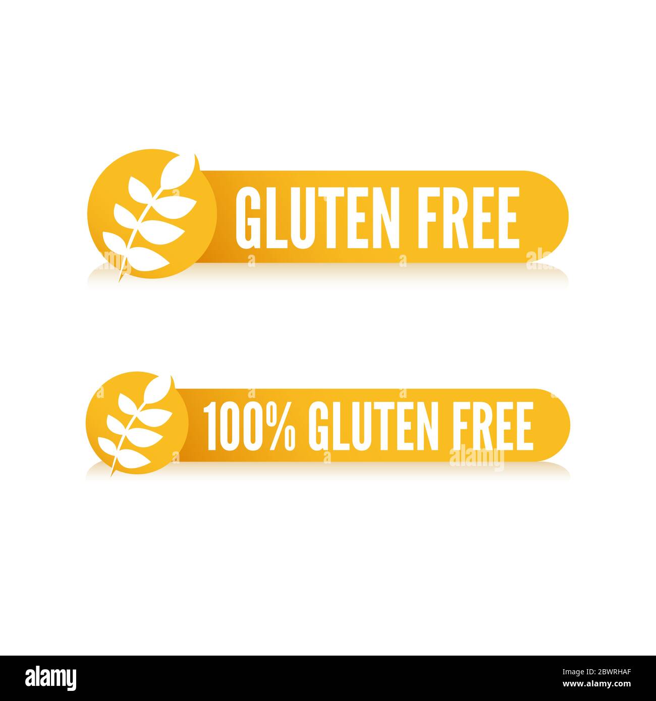 Wheat free food labels hi-res stock photography and images - Alamy