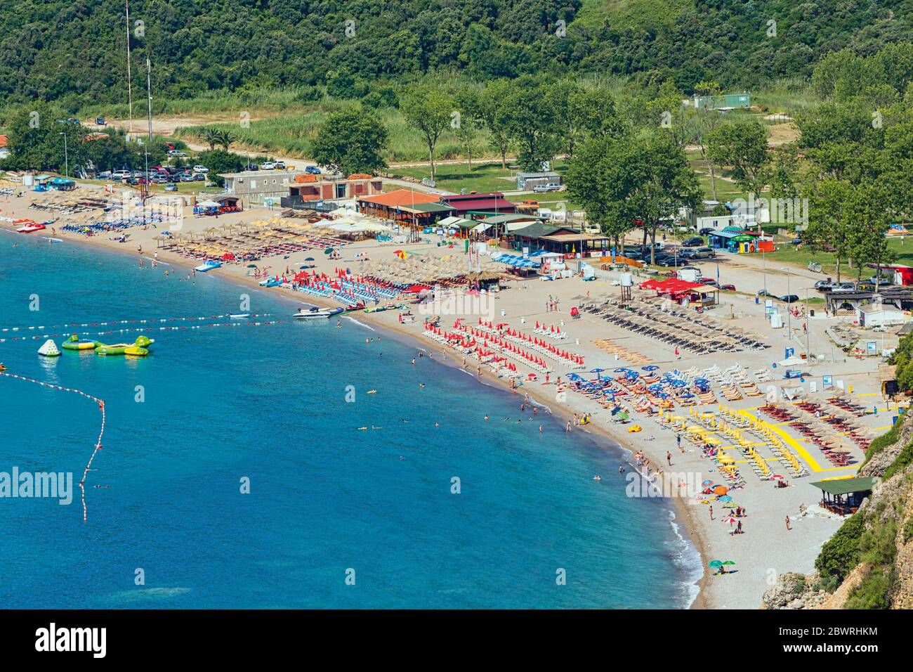 Jaz beach montenegro hi-res stock photography and images - Alamy