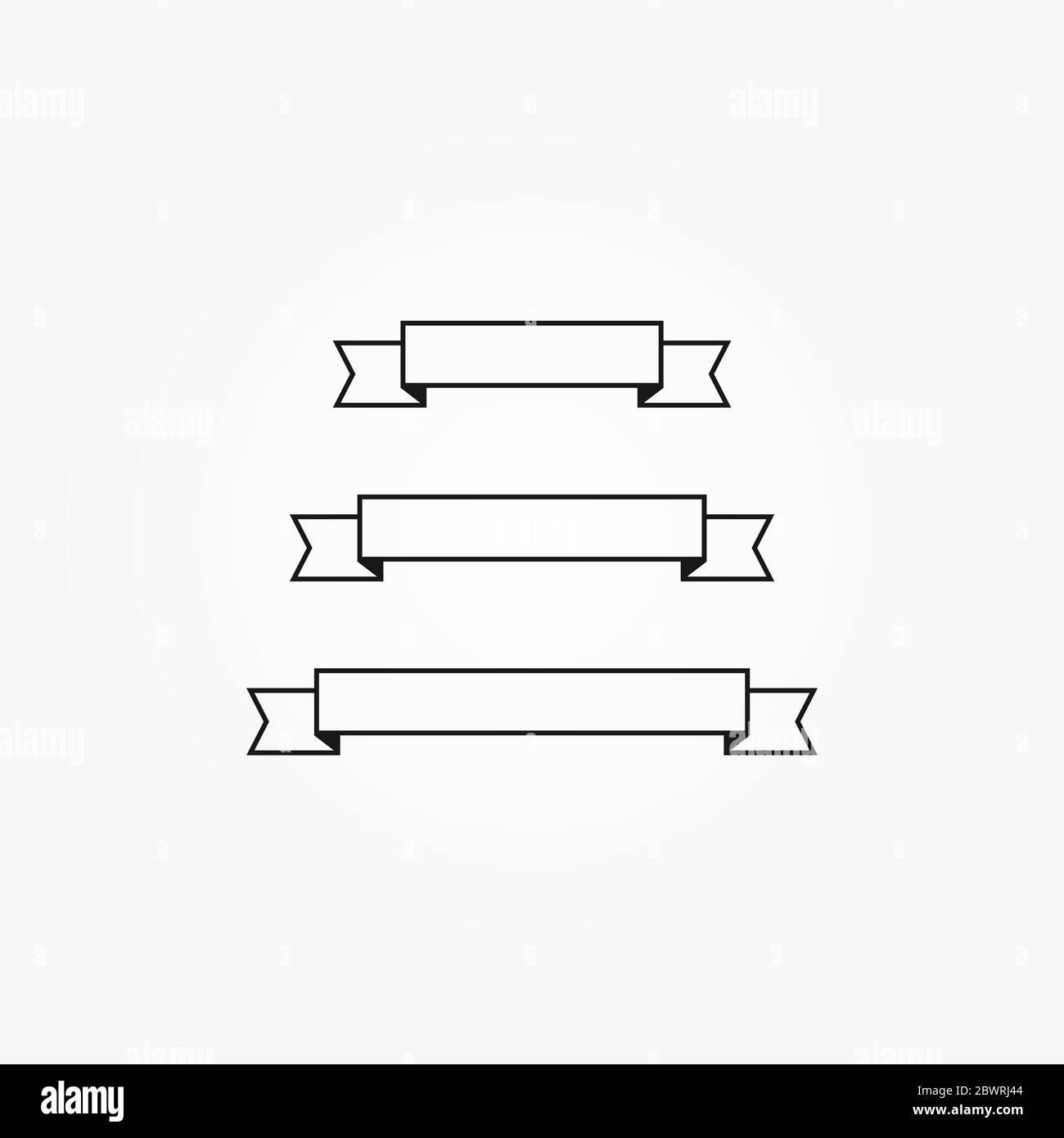 Ribbons vector vectors Black and White Stock Photos & Images - Alamy