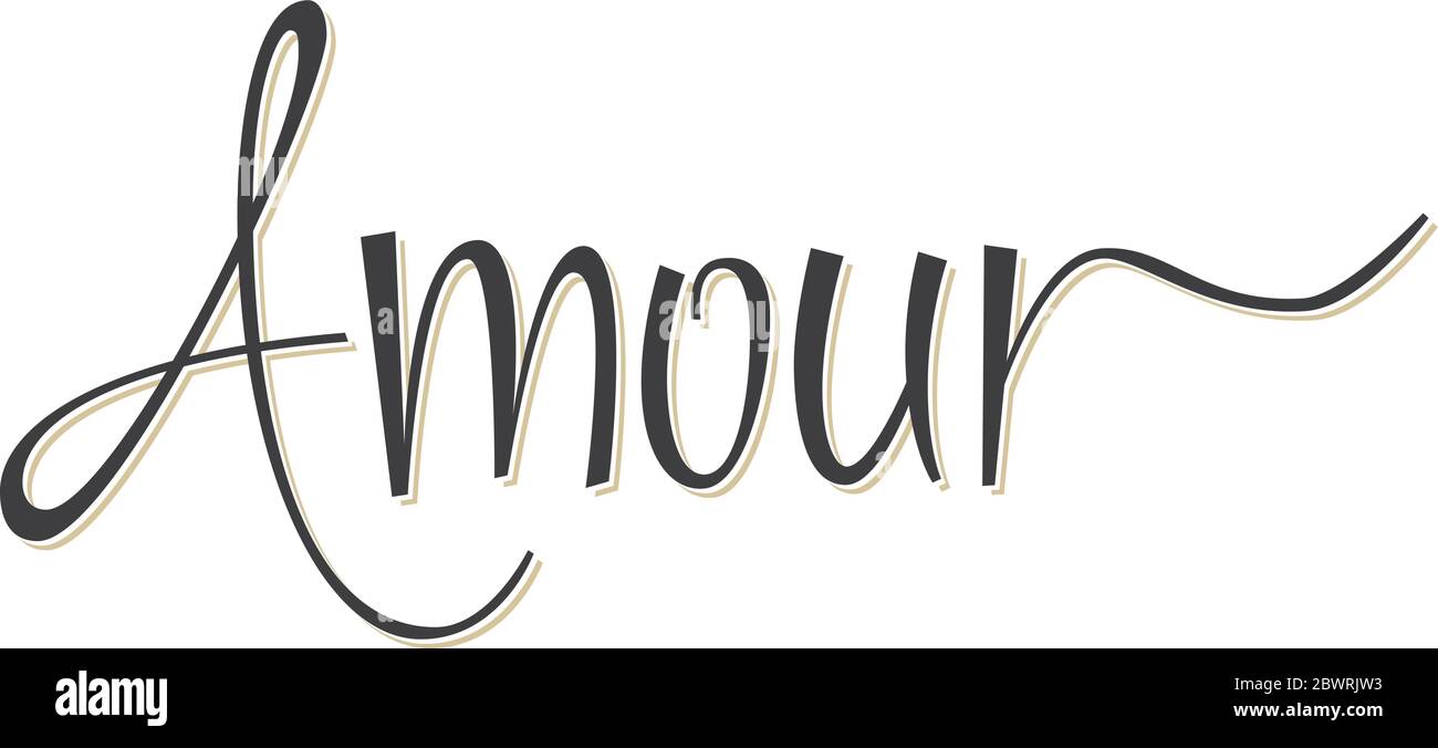 The Word French In Cursive