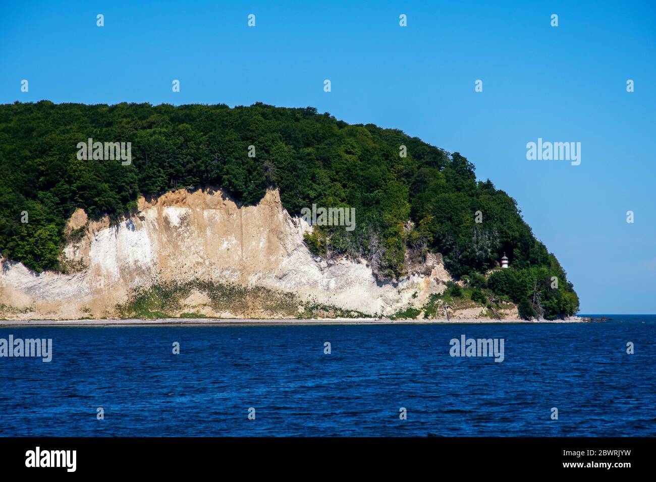 The chalk coast of Rügen on the Baltic Sea Stock Photo - Alamy