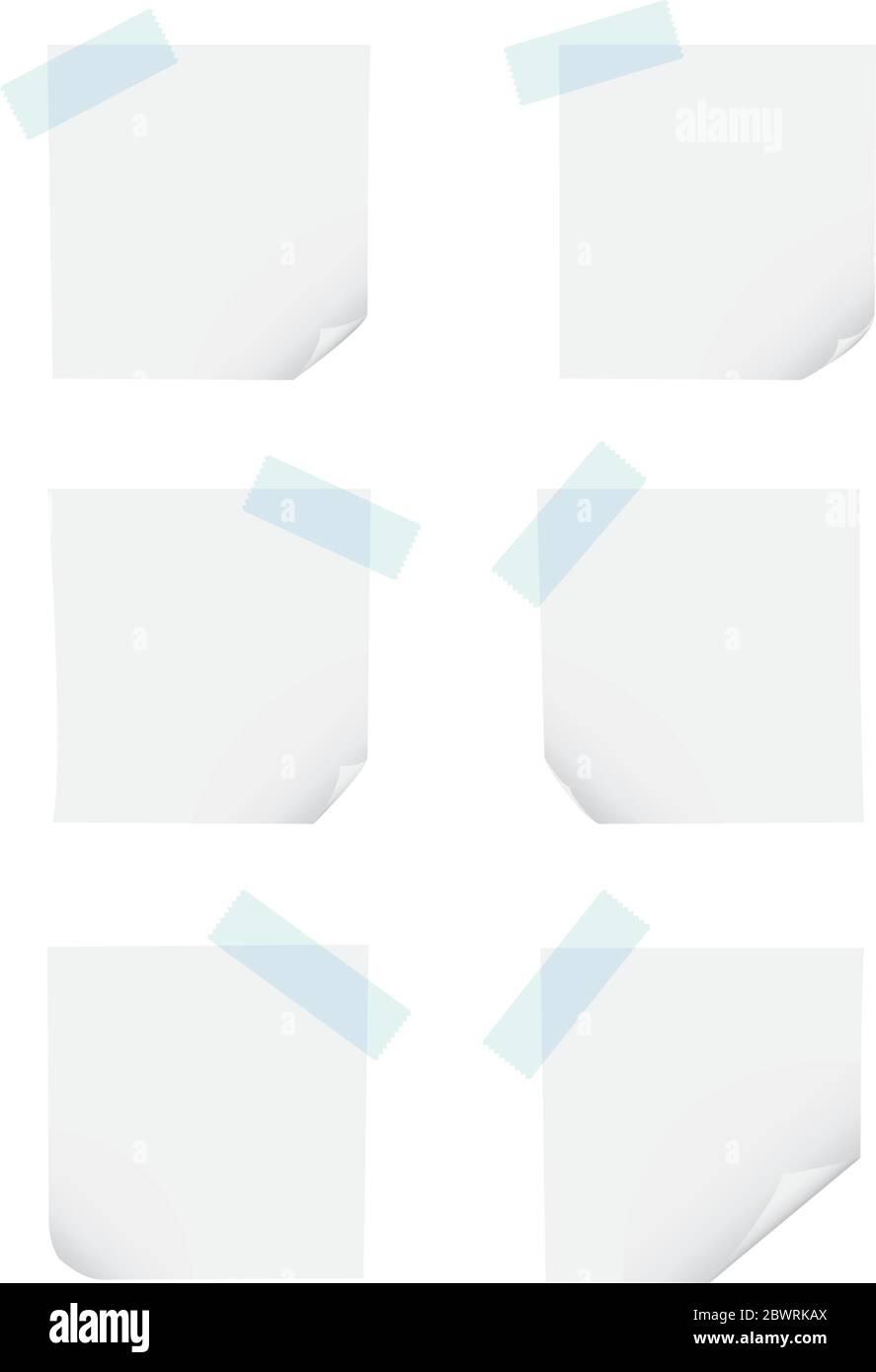 Message notes tape Stock Vector Images - Alamy