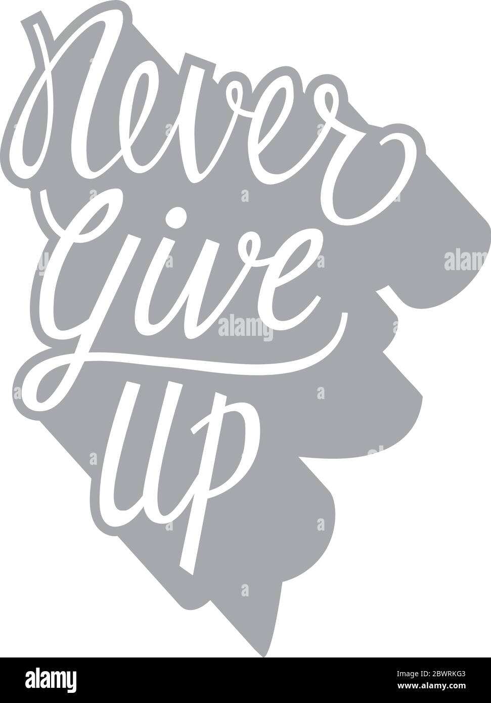 Never give up vintage vector vectors hi-res stock photography and ...