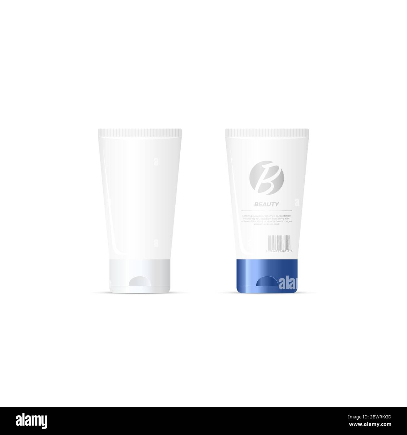 Tube of cream Stock Vector Images - Alamy