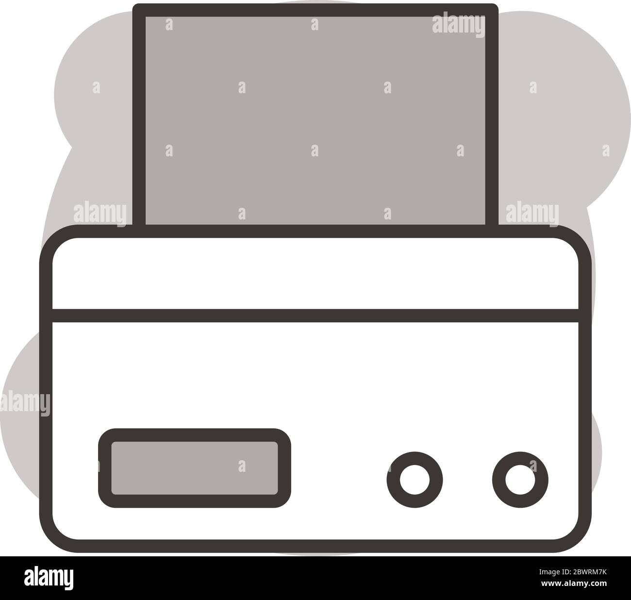 Laser printer icon outline style hi-res stock photography and images ...