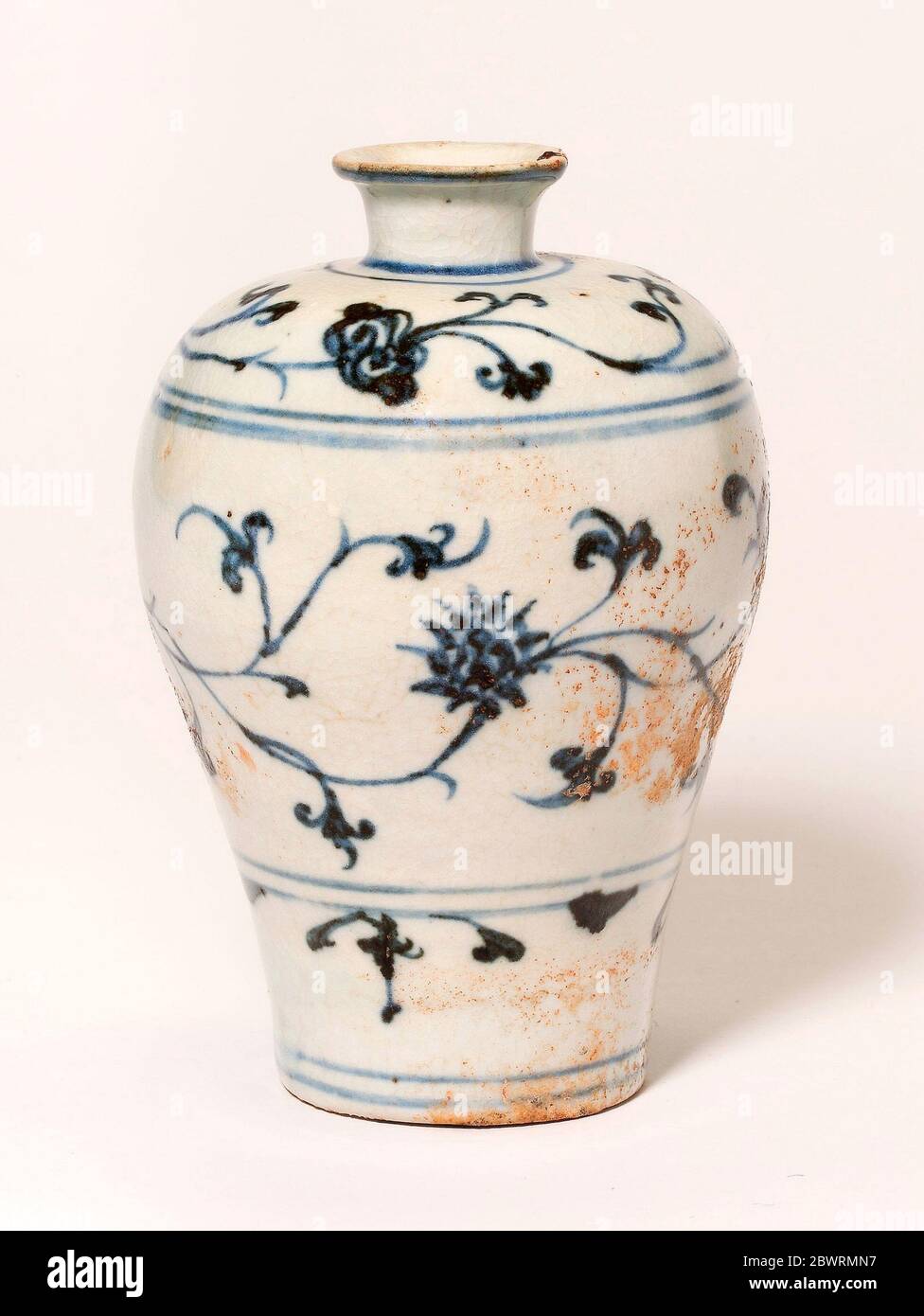Stylized blue flowers hi-res stock photography and images - Alamy