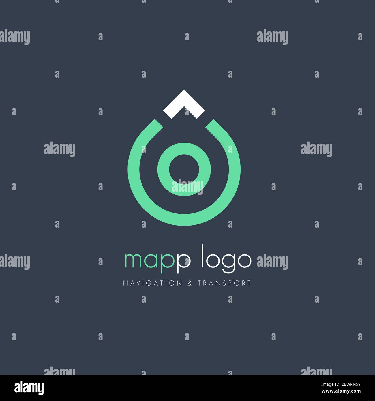 Map Pin Logo Design Stock Vector Image & Art - Alamy