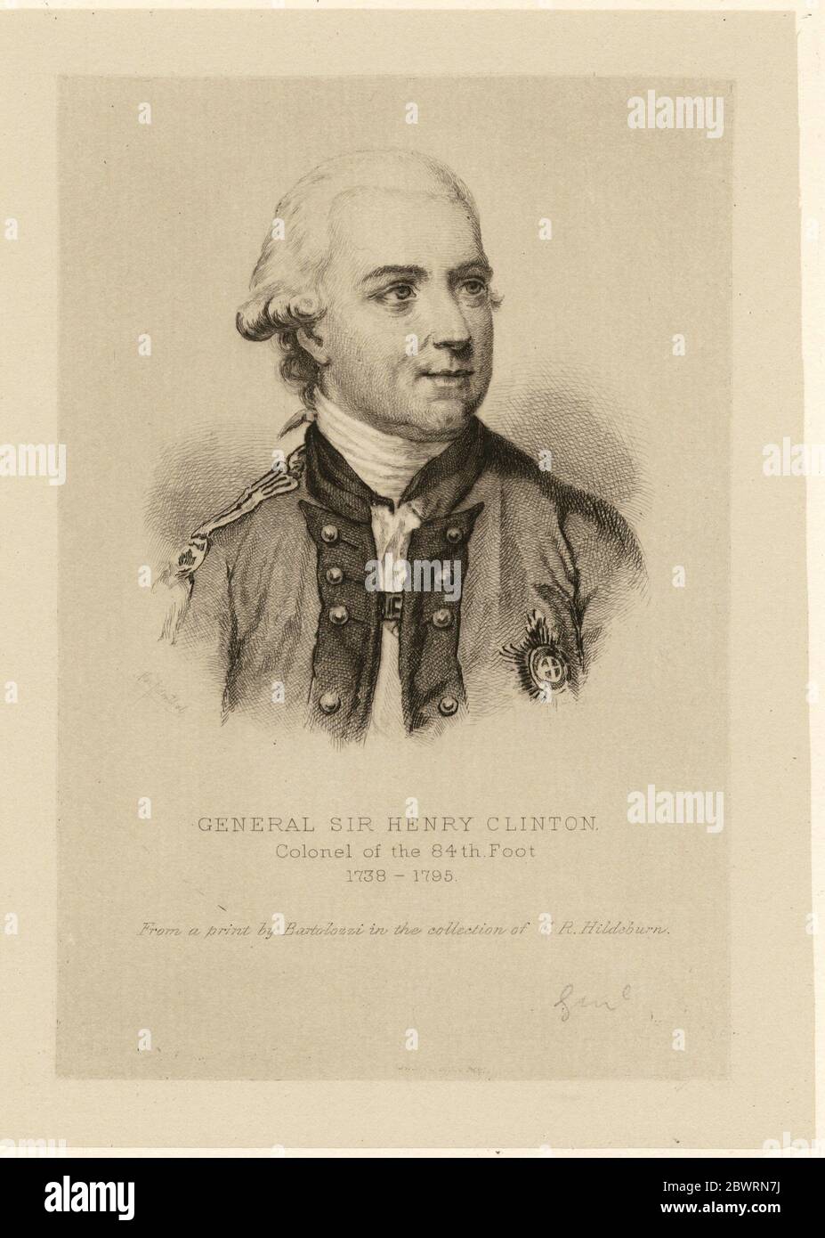 General sir henry clinton hi-res stock photography and images - Alamy