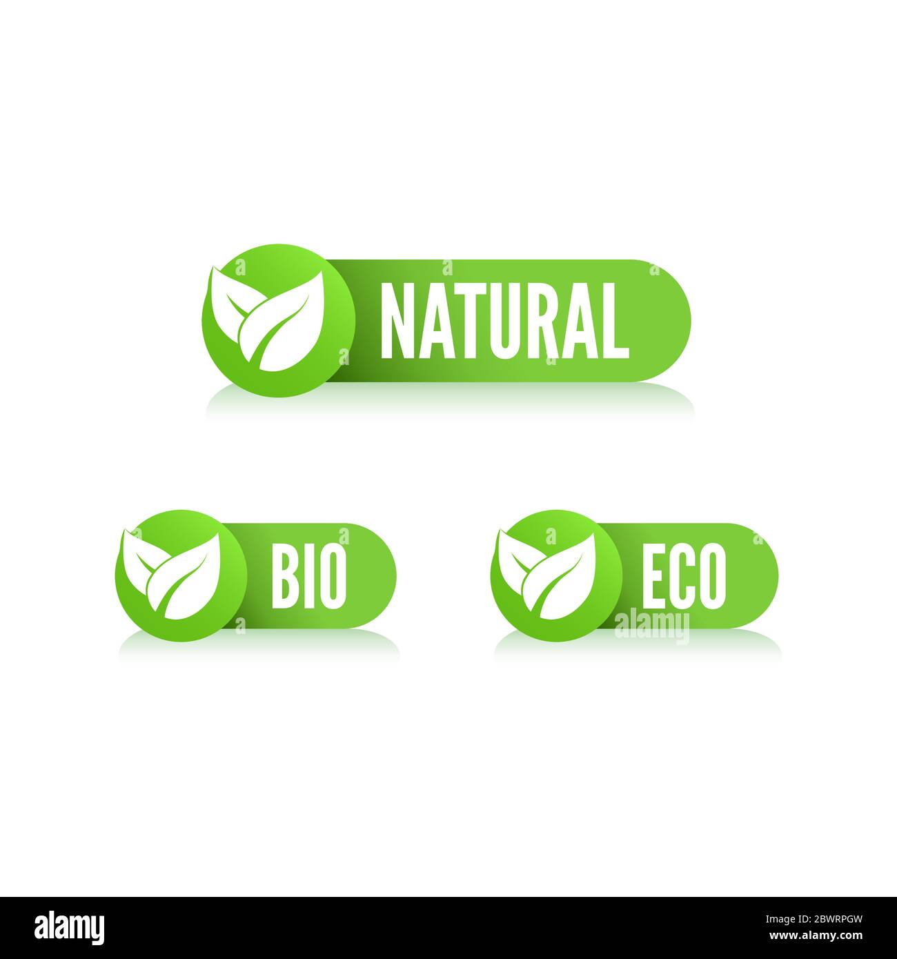 Natural, Bio & Eco Labels Stock Vector Image & Art - Alamy