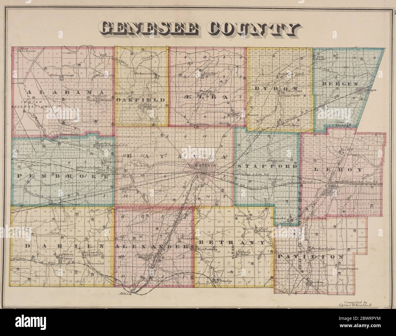 Usa county map hi-res stock photography and images - Alamy