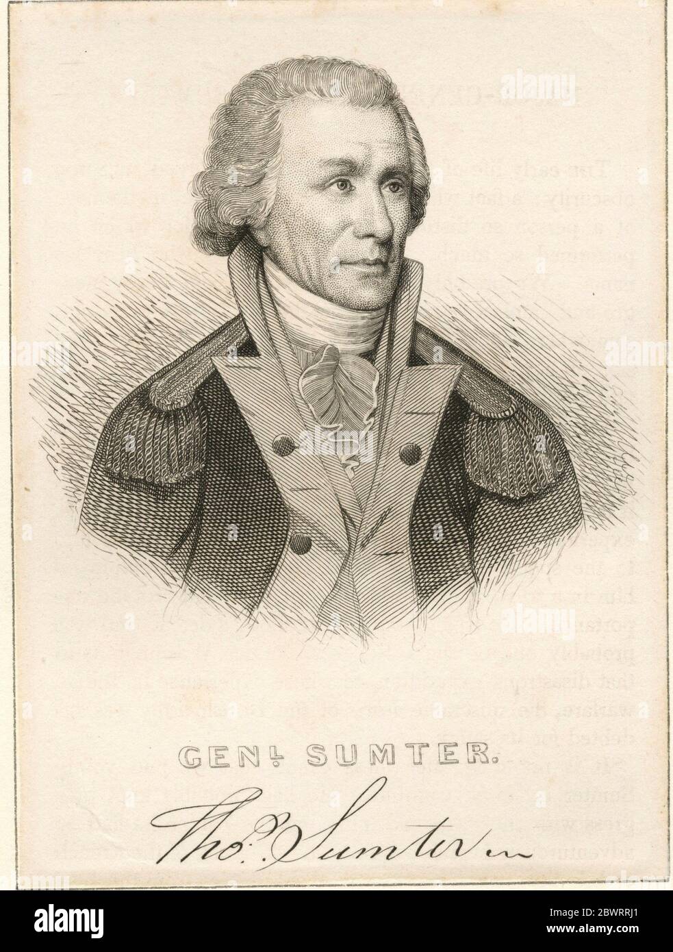 General thomas sumter hi-res stock photography and images - Alamy