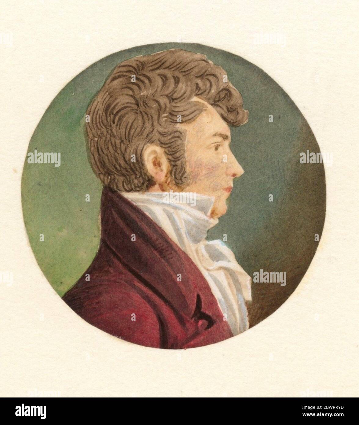Saint Memin Charles Balthazar Julien Fevret De High Resolution Stock ...
