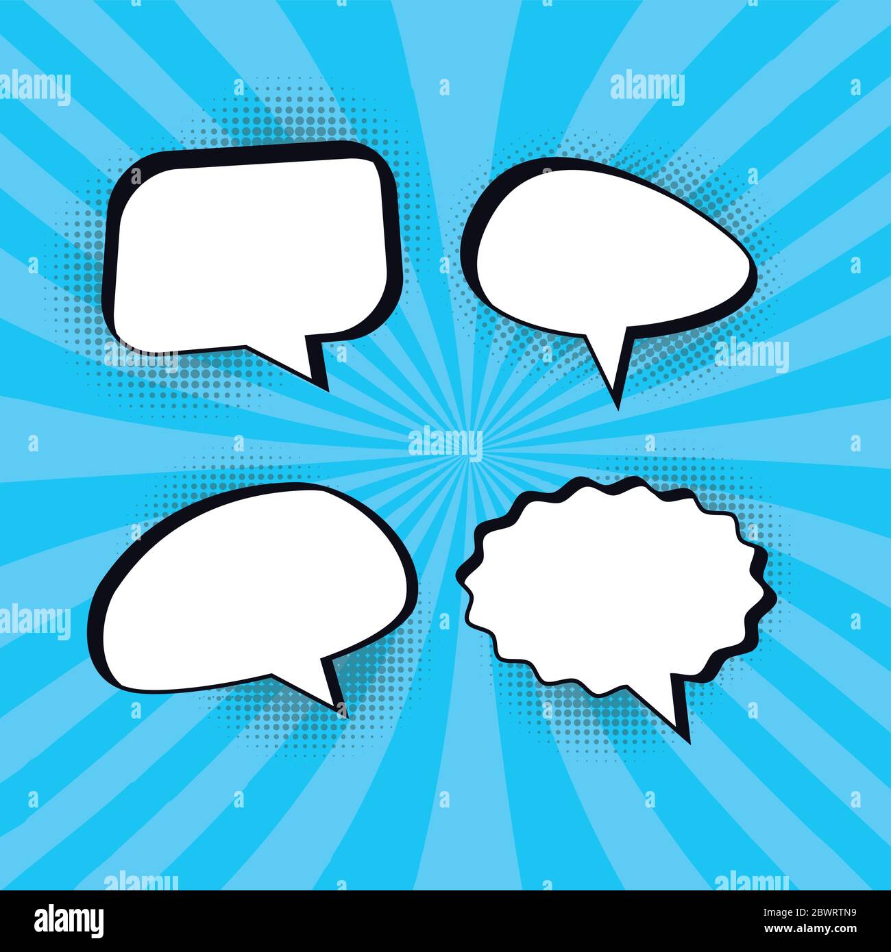 Comic text speech hi-res stock photography and images - Alamy