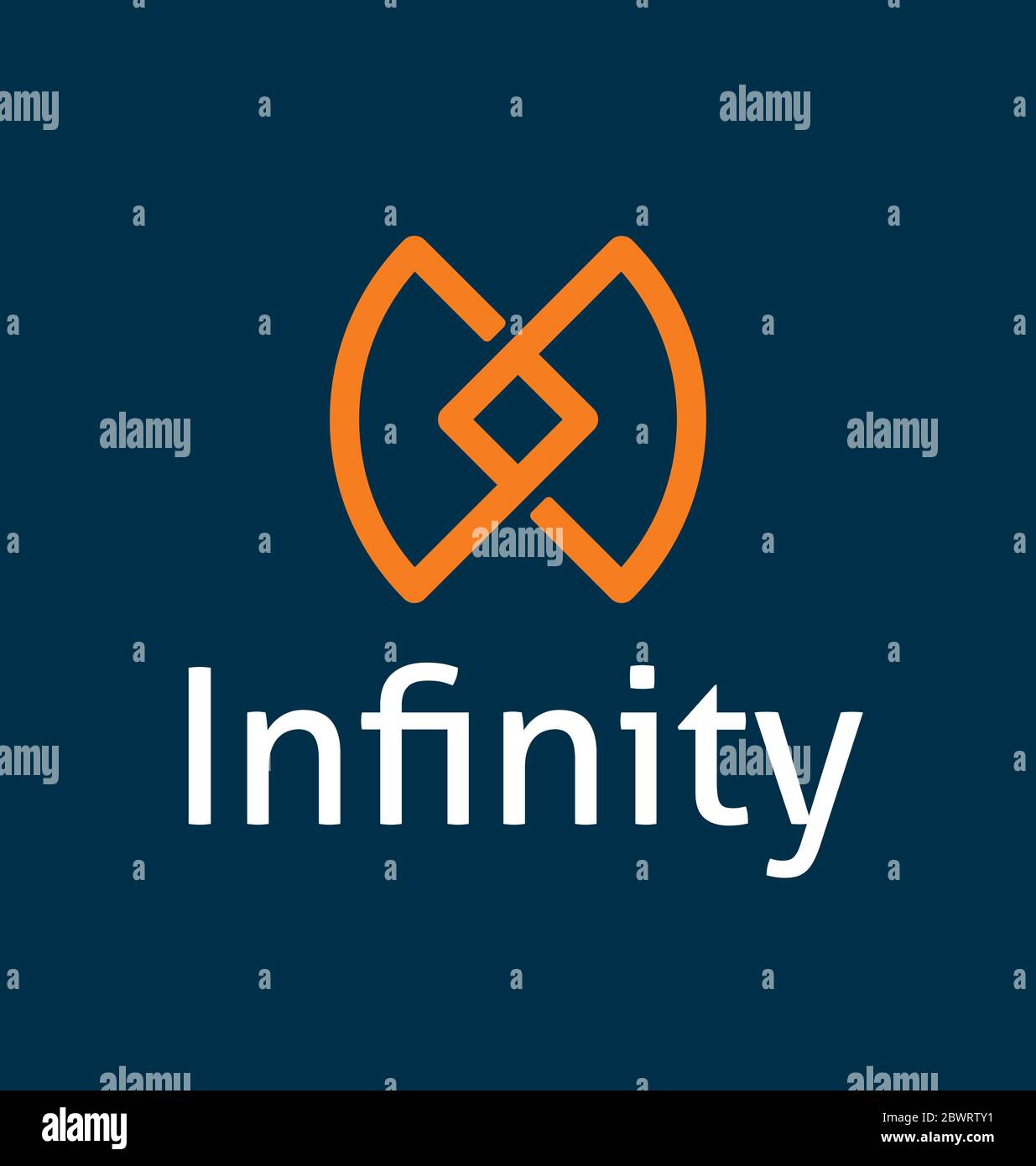 Infinity logo template vector eps file. Infinity symbol logo template ...