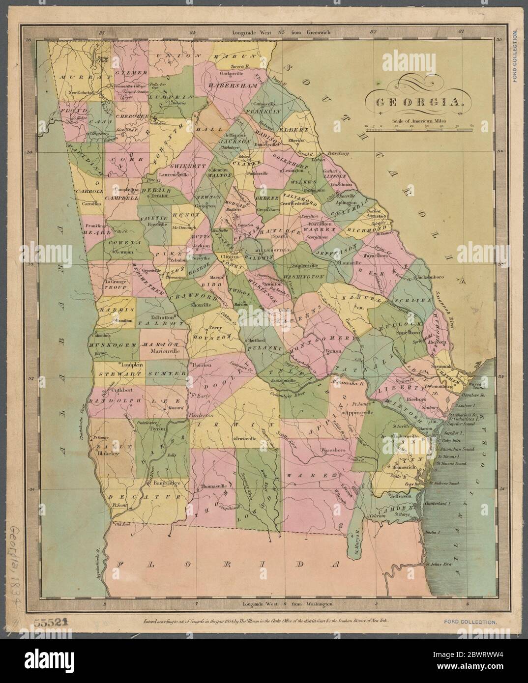Map Of Usa In December 1860