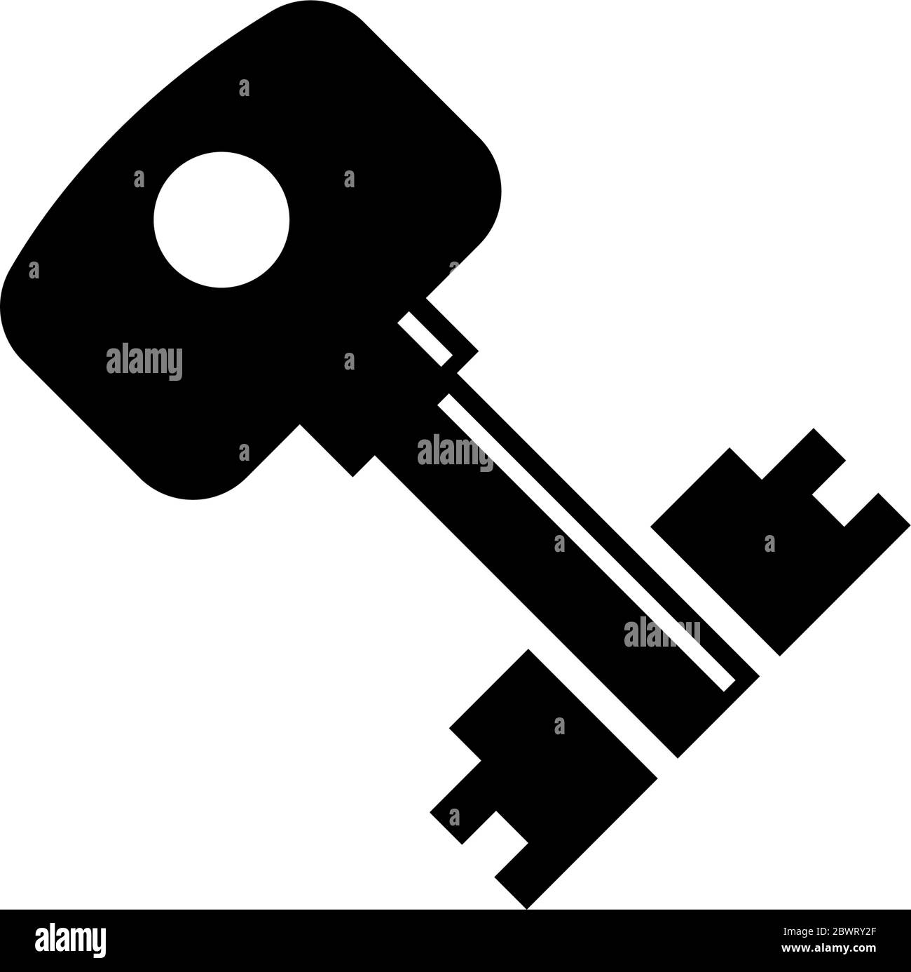 Secure Key Silhouette, Lock or Unlock Device. Flat Vector Icon ... Secure Key Silhouette, Lock or Unlock Device. Flat Vector Icon ...
