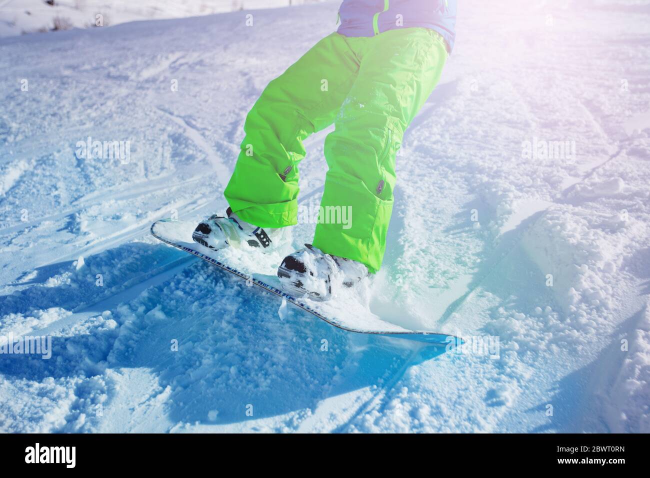 Boy on the slope hi-res stock photography and images - Alamy