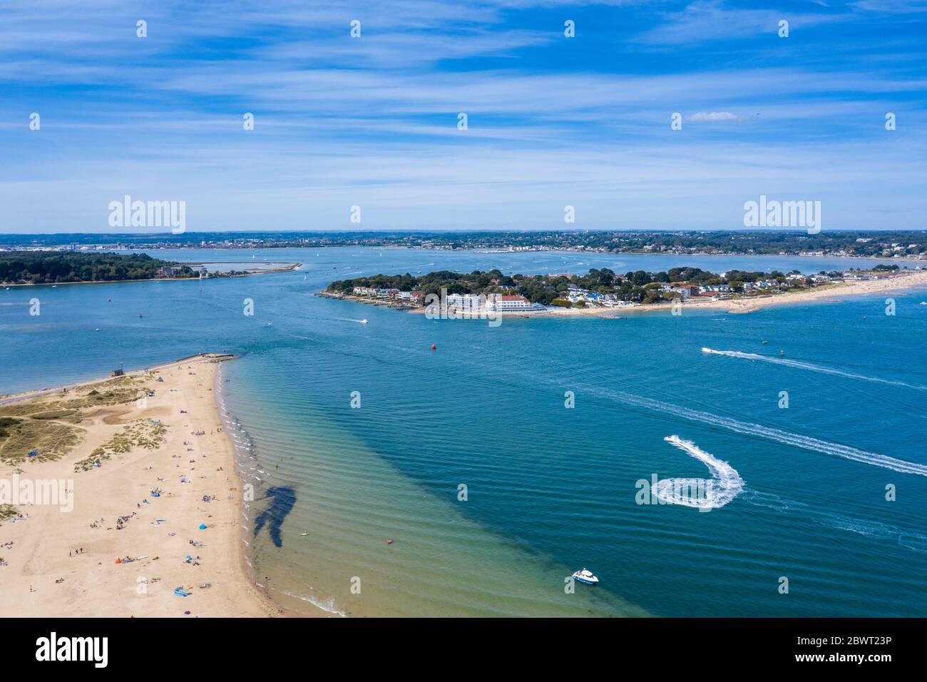 Sandbanks beach resort hi-res stock photography and images - Alamy