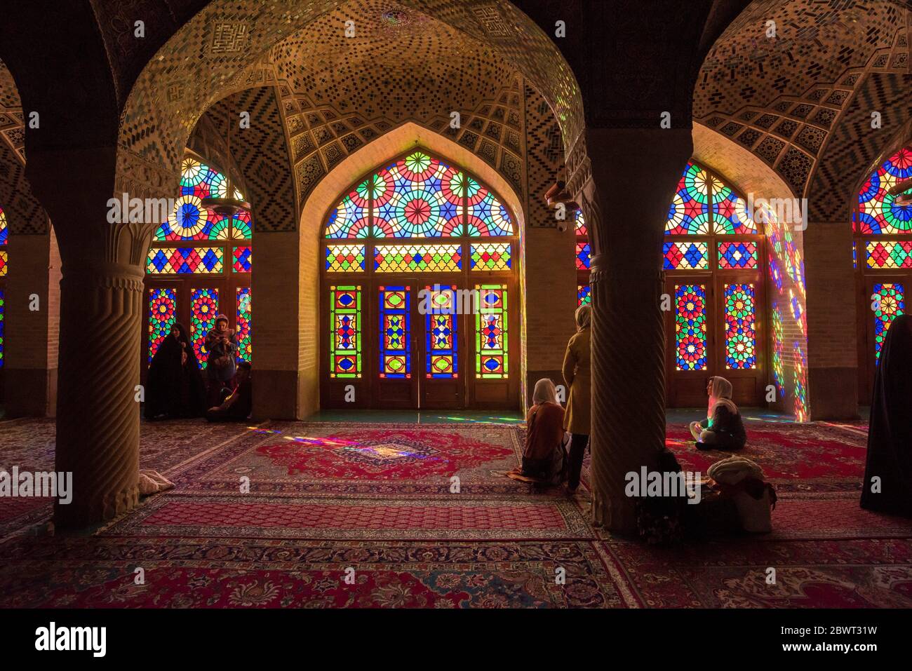 Light from stained glass hi-res stock photography and images - Alamy