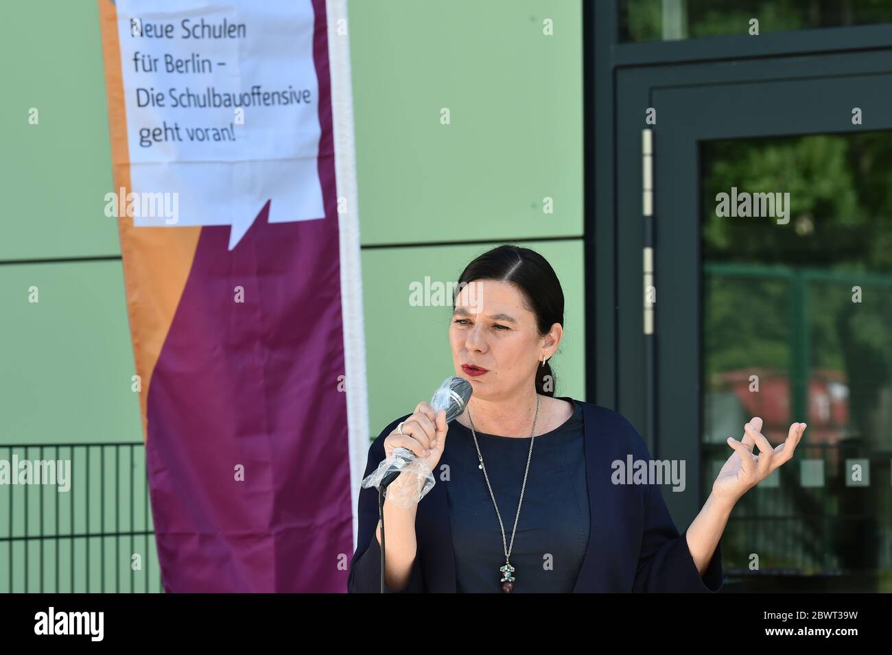 Berlin, Germany. 03rd June, 2020. Senator for Education Sandra Scheeres ...