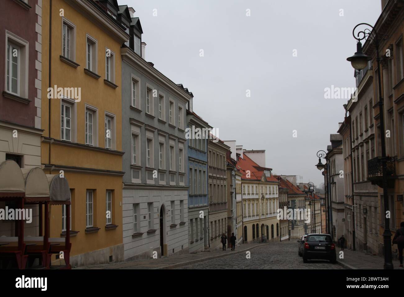 Pastel colored buildings in Gdansk, Poland Stock Photo - Alamy