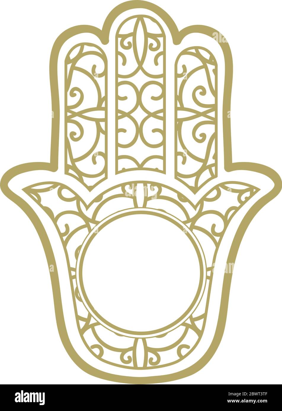 Floral pattern inside "Hand of God", Ancient Middle Eastern amulet ...