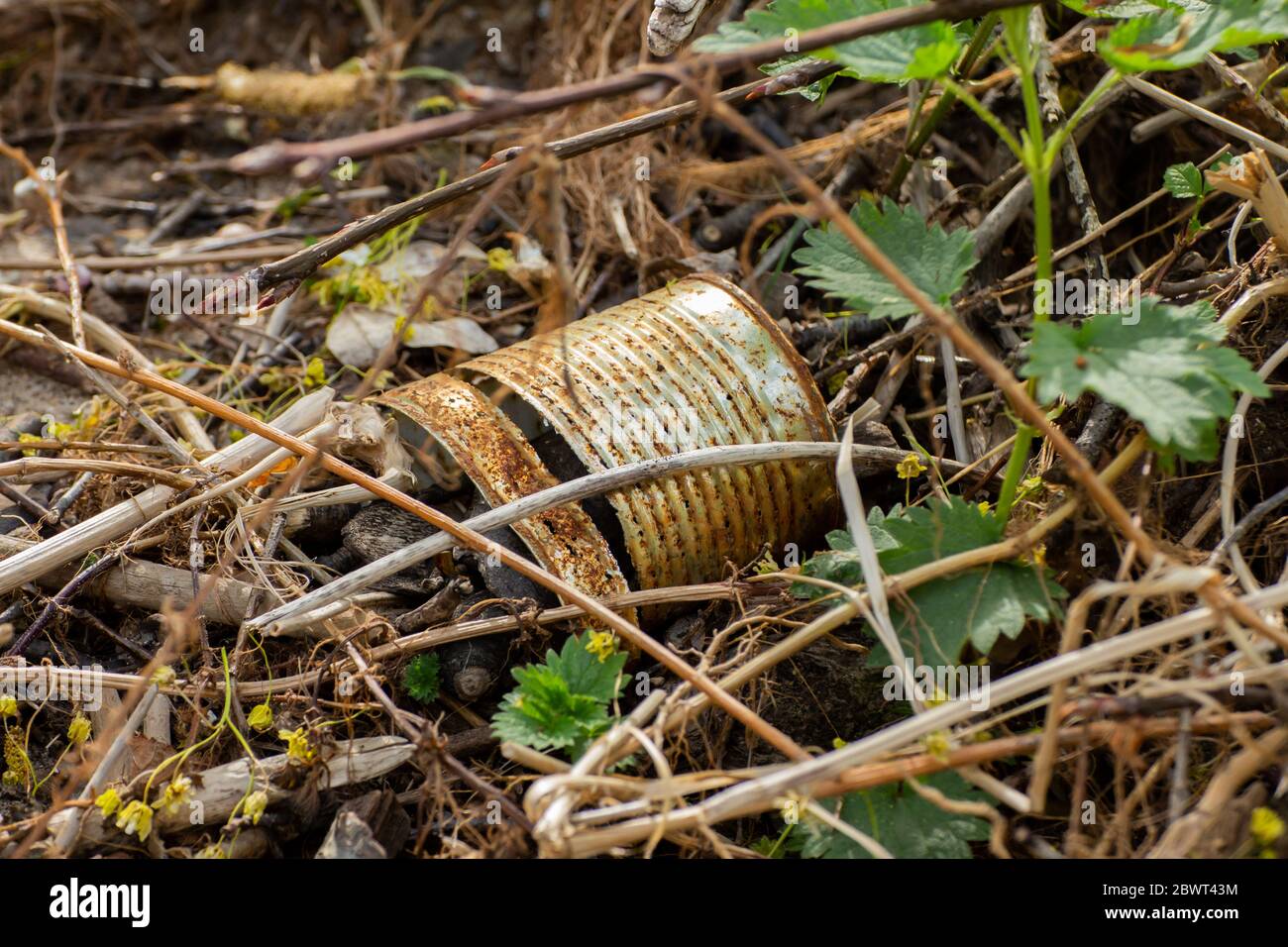 Rusty tin can hi-res stock photography and images - Alamy