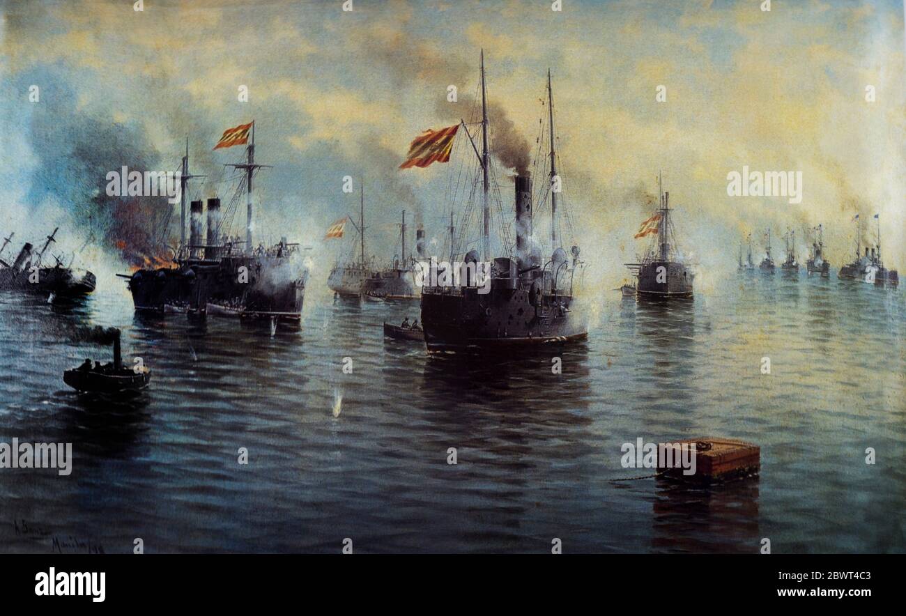 Spanish American Philippines War 1898 High Resolution Stock Photography ...