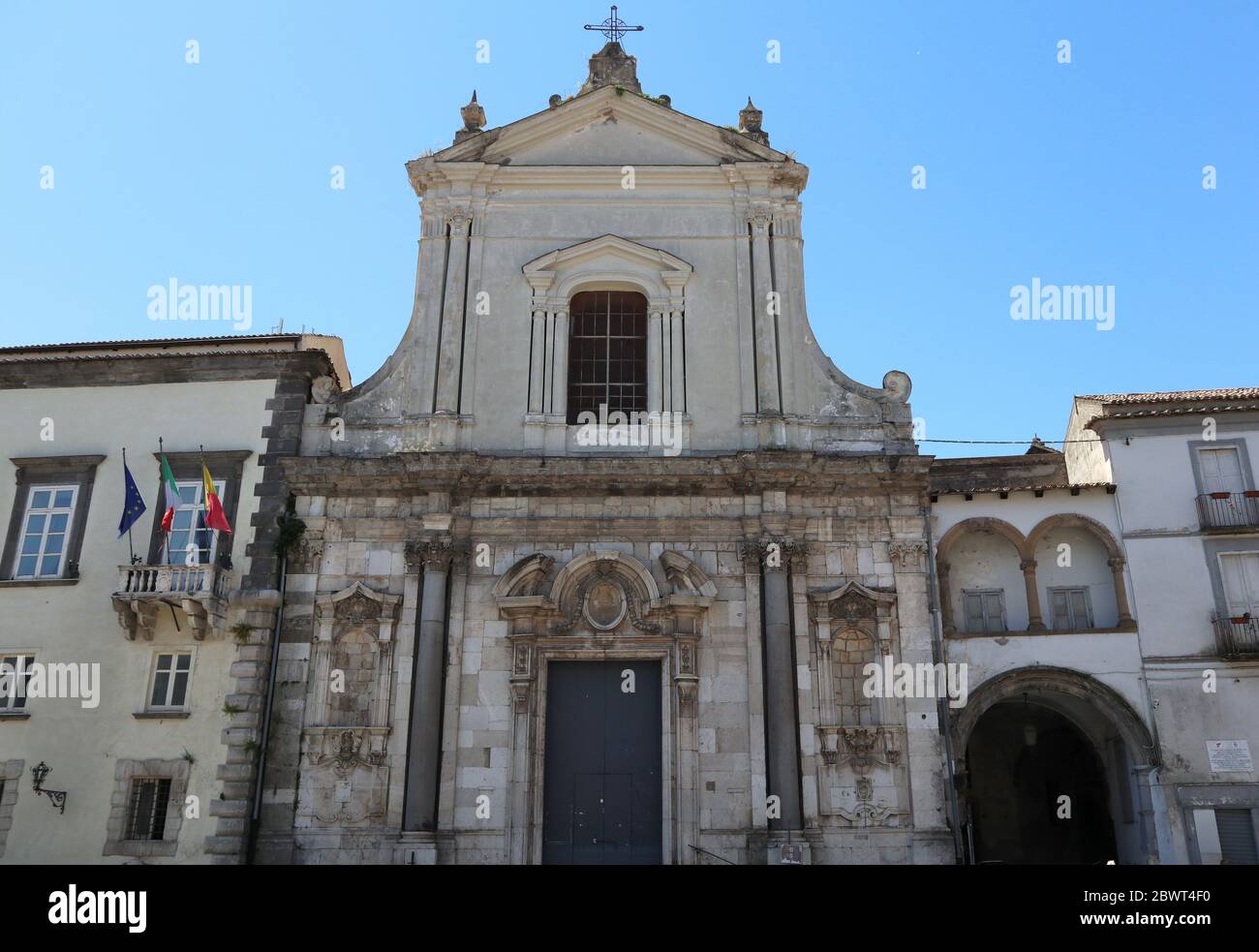 Capua - Facciata della Chiesa di Sant'Eligio Stock Photo - Alamy