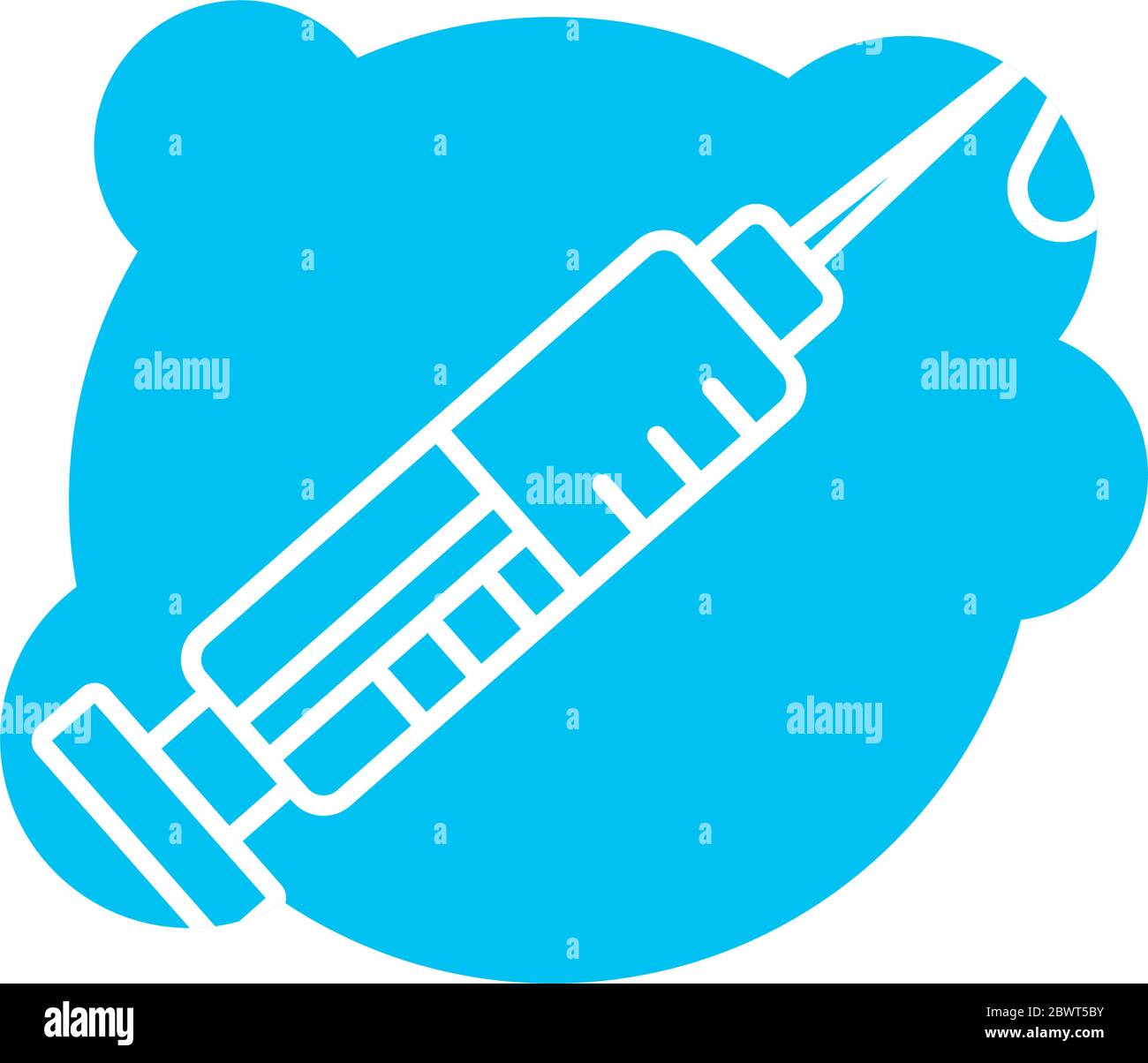 injection medical block style icon Stock Vector Image & Art - Alamy