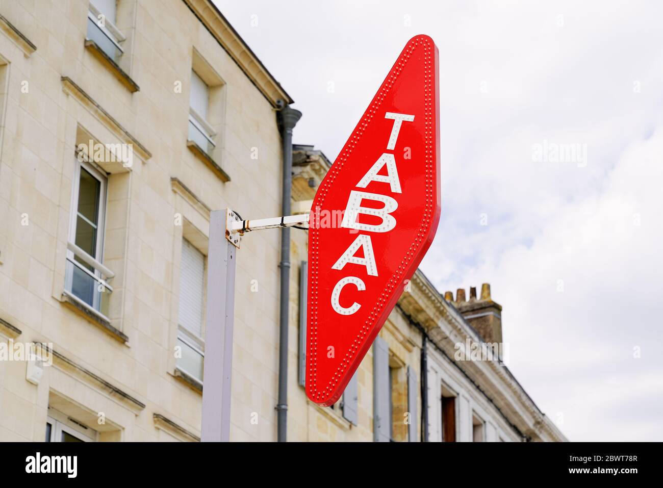 Bordeaux , Aquitaine / France - 06 01 2020 : tabac sign of French store ...