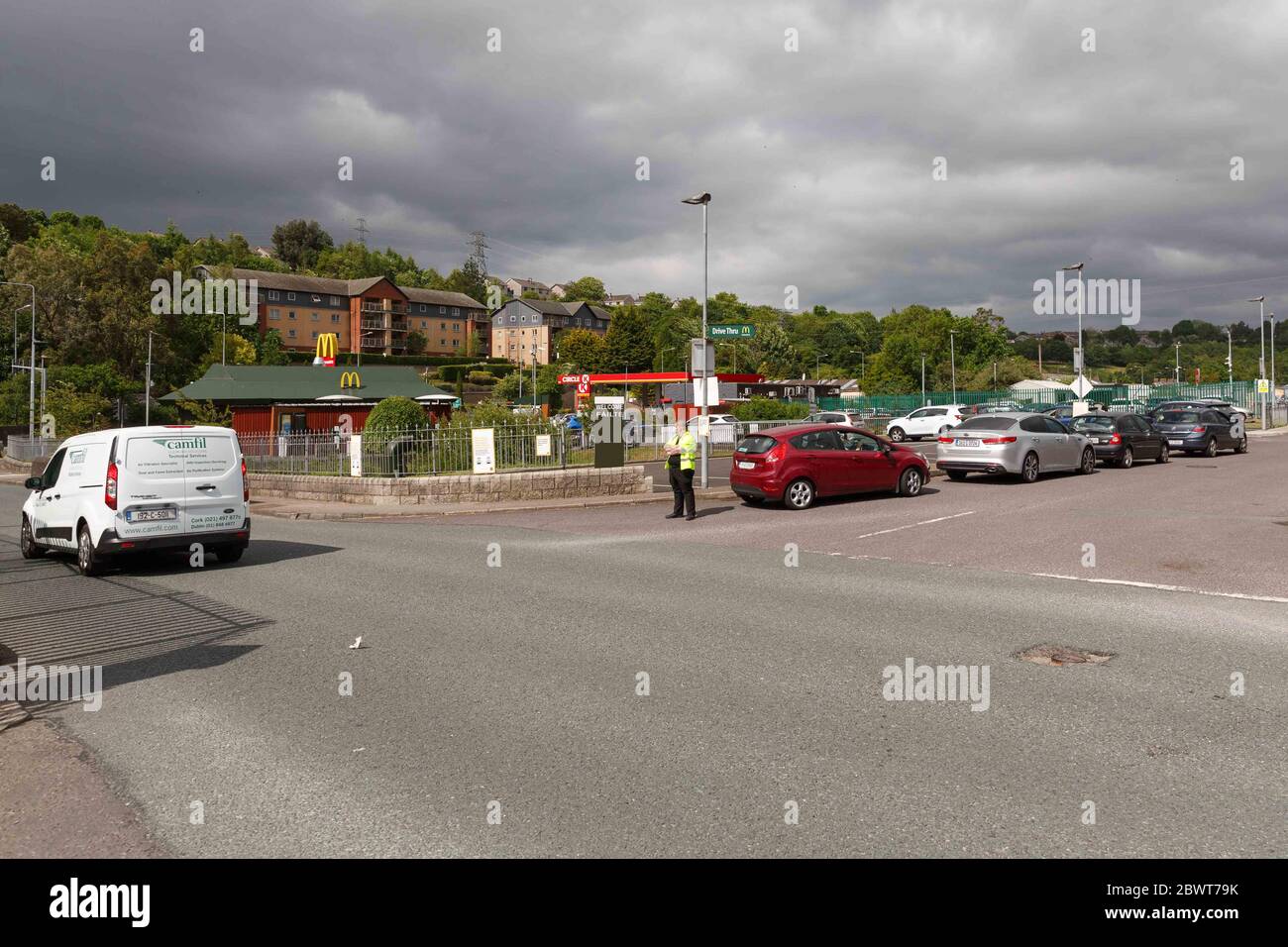 Cork, Ireland, 3rd June 2020. Mc Donalds Drive Thru Reopens, Mallow ...