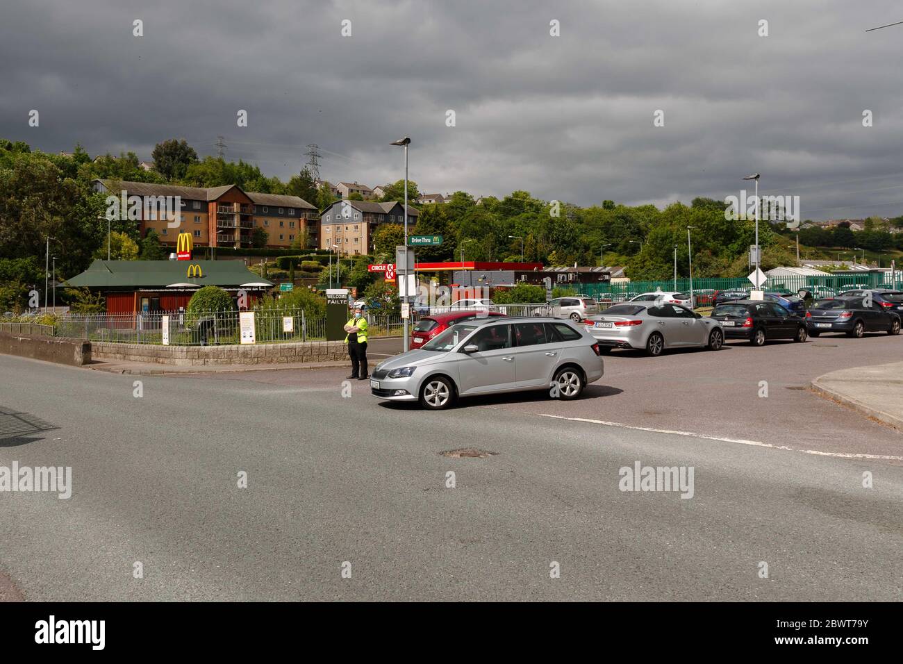 Cork, Ireland, 3rd June 2020. Mc Donalds Drive Thru Reopens, Mallow ...