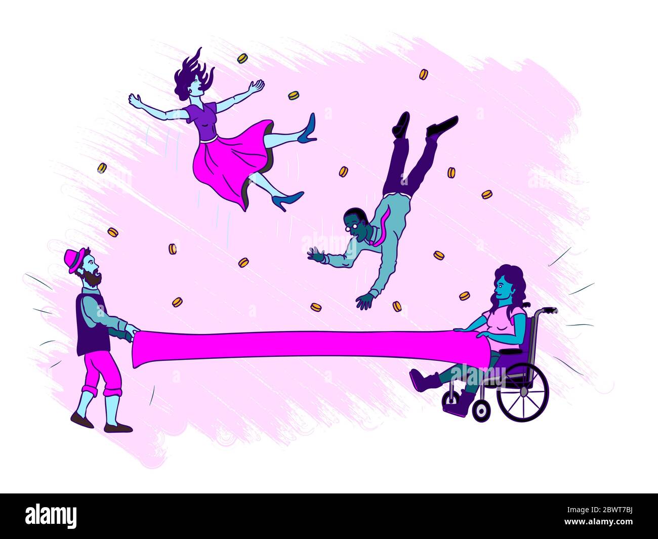 Full length stock falling hi-res stock photography and images - Alamy