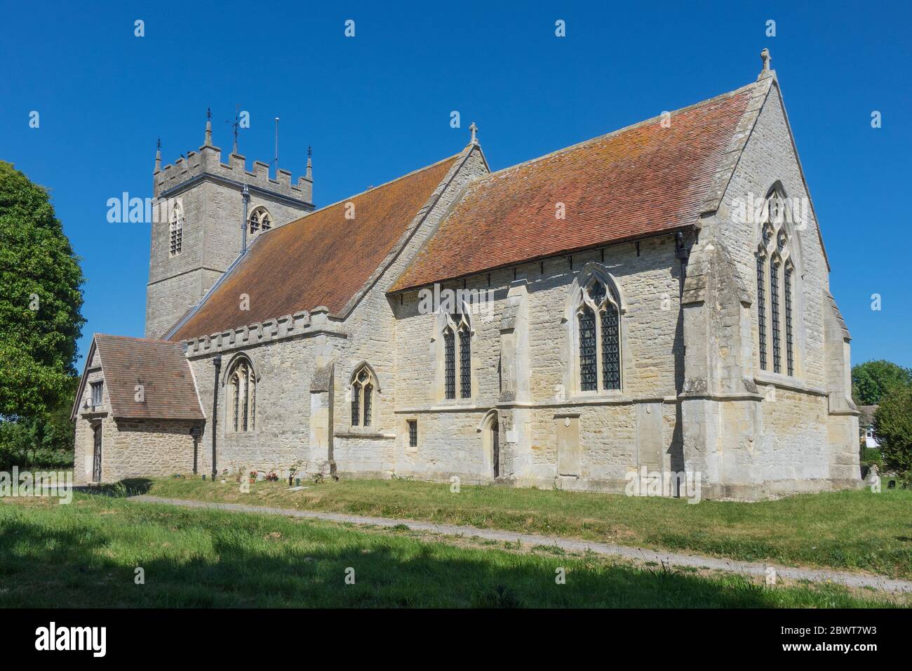 England, Oxfordshire, Chalgrove, St.Mary's church Stock Photo - Alamy