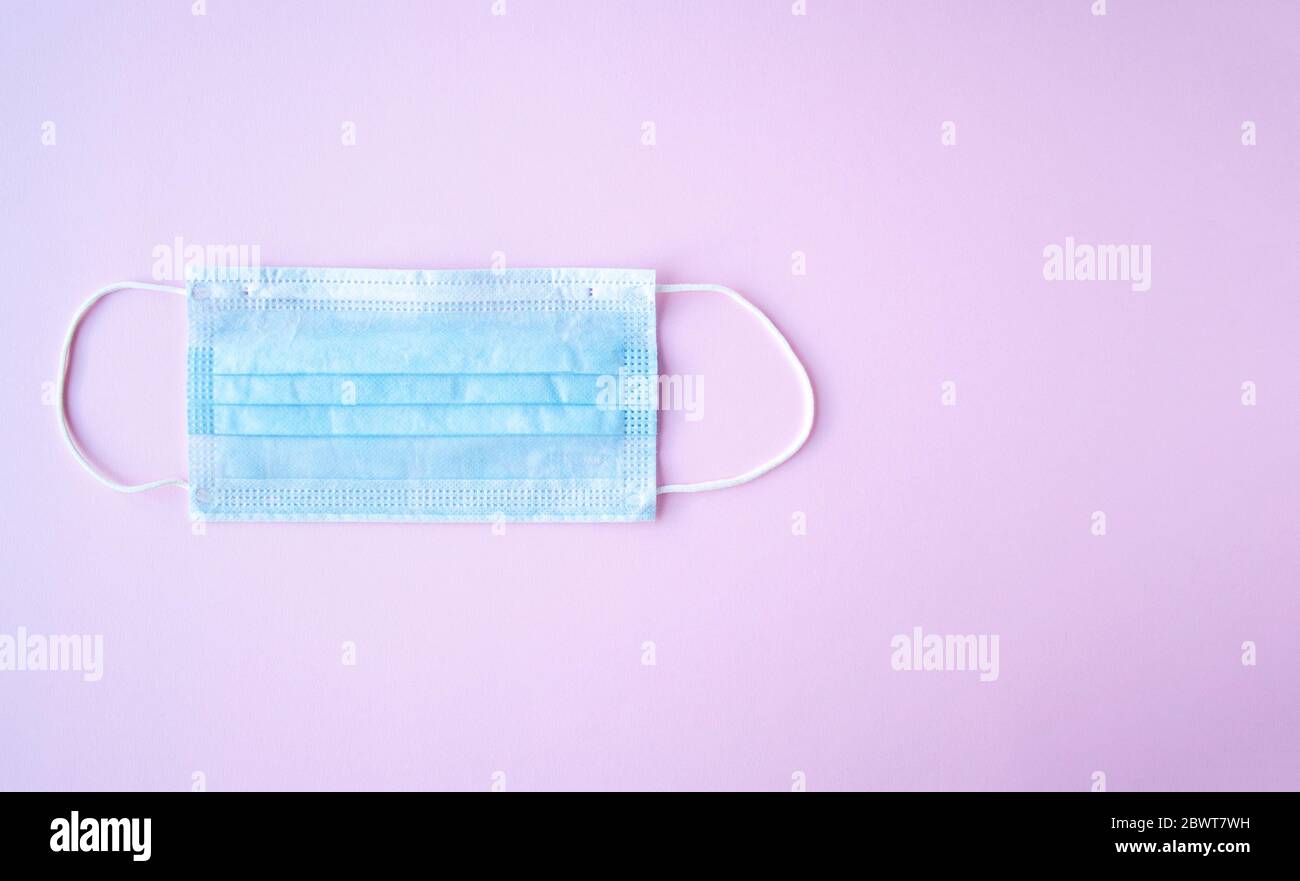 Blue sterile medical mask hi-res stock photography and images - Alamy