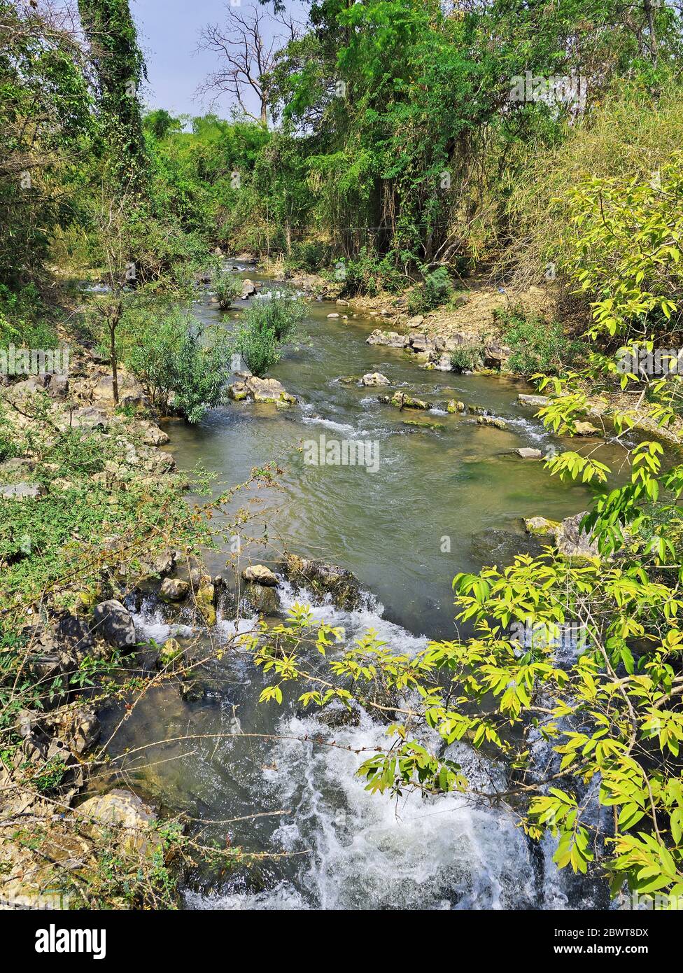Khone Phapheng Falls in south Laos Stock Photo - Alamy