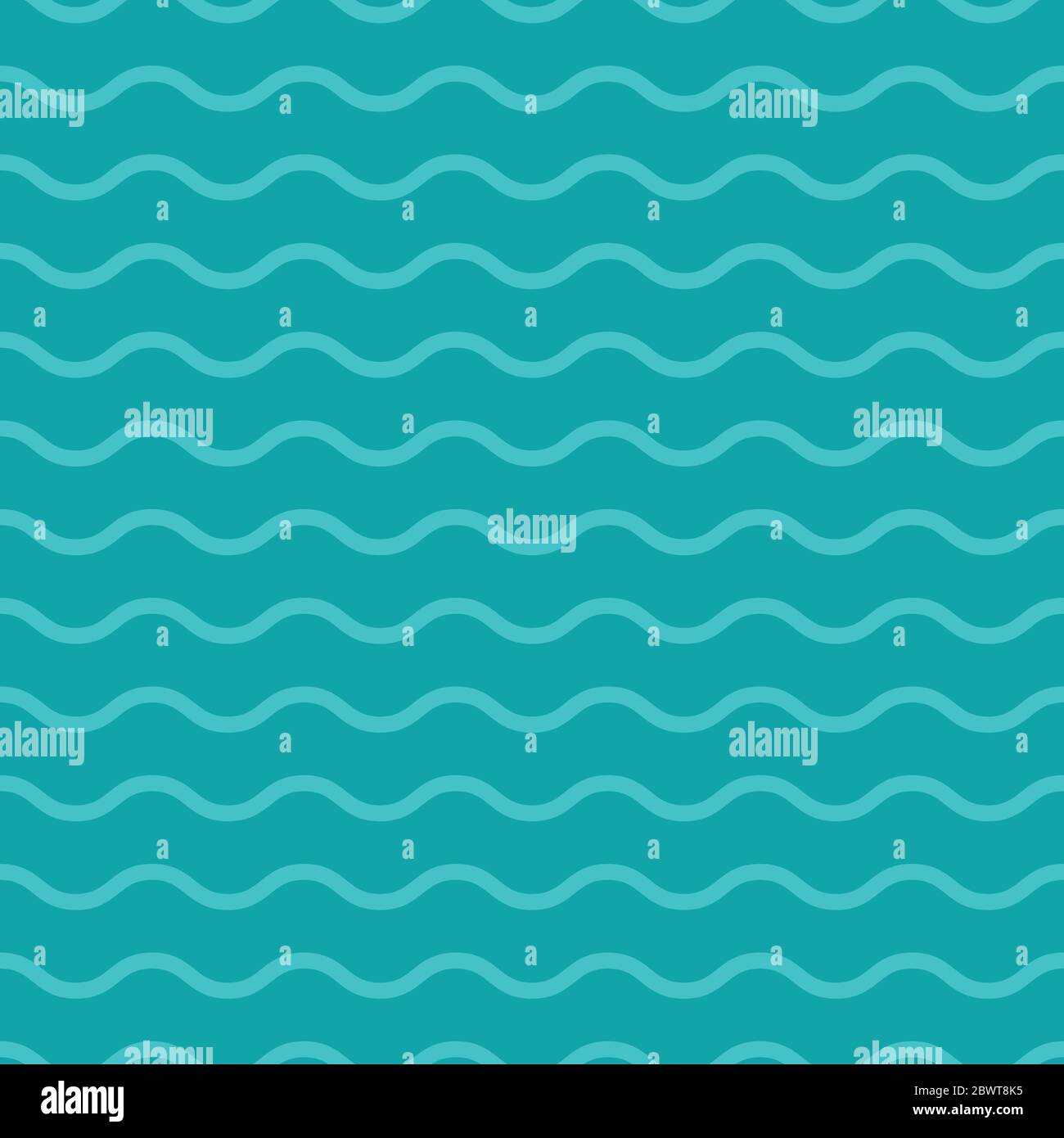 Wavy lines. seamless texture with light blue rolling lines on blue ...
